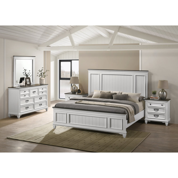 Laurel Foundry Modern Farmhouse Withyditch Wood Bedroom Set With
